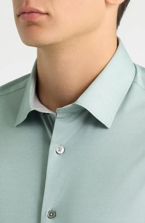 Bugatchi Jimmy Ooohcotton® Long Sleeve Performance Shirt