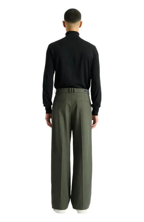 Balmain Cotton Twill Trousers