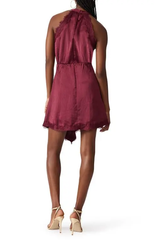 Steve Madden Monna Asymmetrical Lace Trim Dress