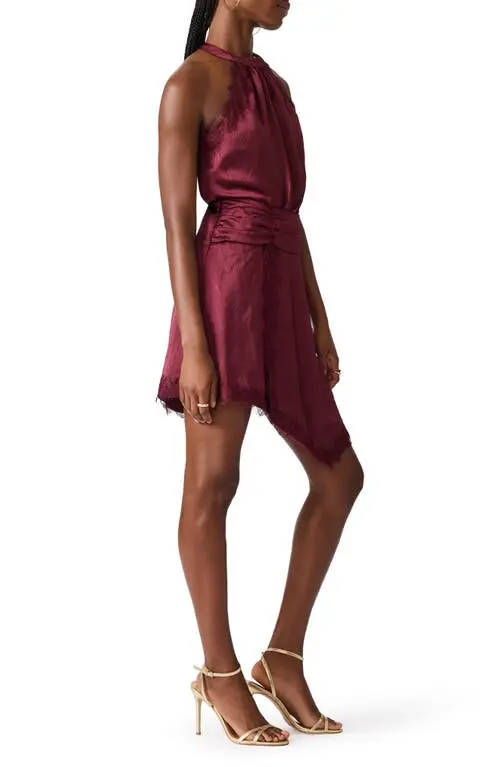 Steve Madden Monna Asymmetrical Lace Trim Dress