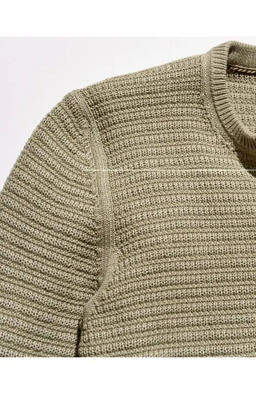 Billy Reid Garment Dyed Links Henley Sweater