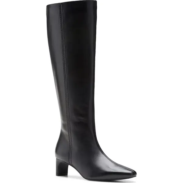 Clarks Edina Tall Leather Boot