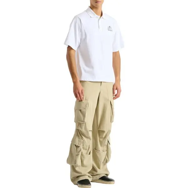 Balmain Printed Vine Polo