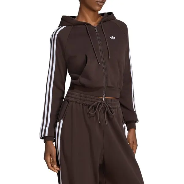 ADIDAS ORIGINALS Gfx Zip Cropped Track Jacket - Auroracoffee