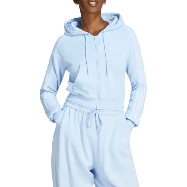 ADIDAS ORIGINALS Gfx Zip Crop Track Jacket - Crystalsky