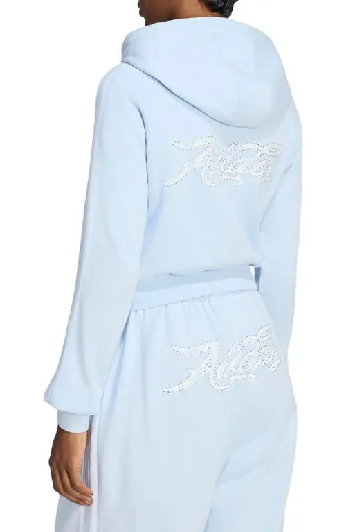 ADIDAS ORIGINALS Gfx Zip Crop Track Jacket - Crystalsky