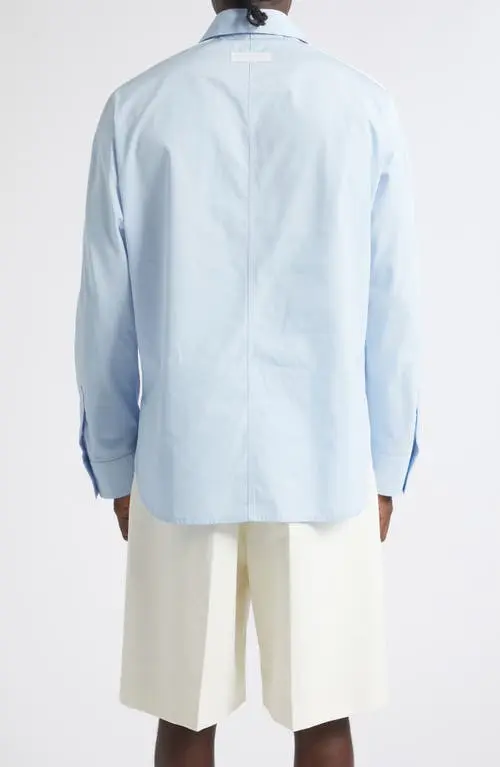 Givenchy Couture Seam Side Stripe Button-up Shirt