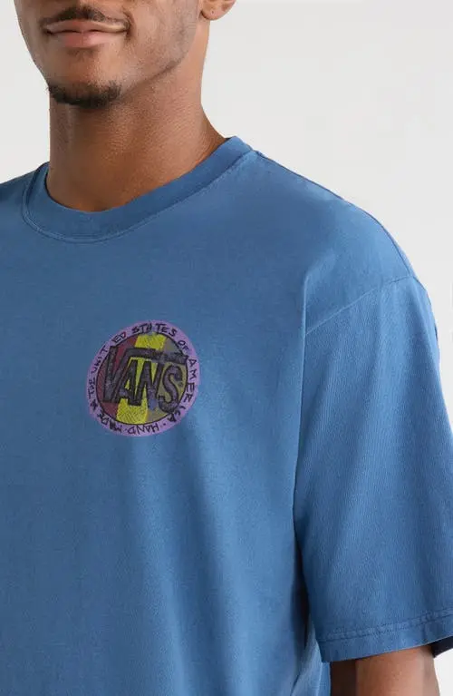 VANS Blotched Circle Cotton Graphic T-shirt