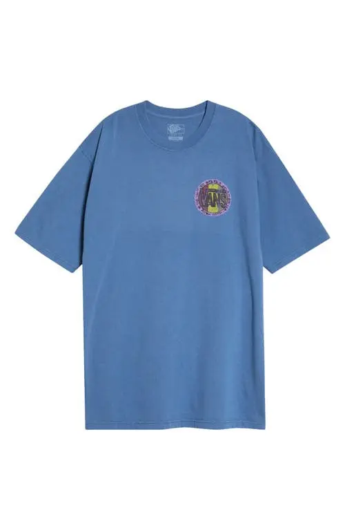 VANS Blotched Circle Cotton Graphic T-shirt