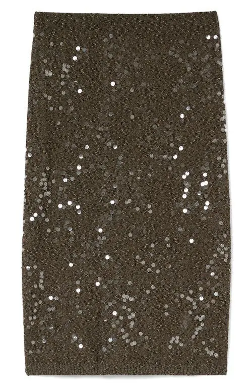 Marina Rinaldi Sequin Bouclé Skirt