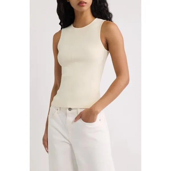 Solid & Striped The Lucerne Ribbed Tank