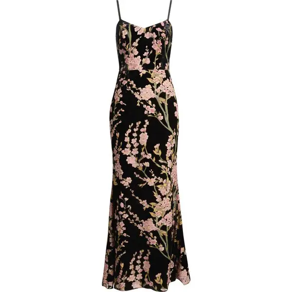 Dress The Population Giovanna Floral Mermaid Cocktail Dress
