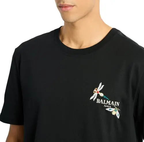 Balmain Embroidered Insect T-shirt