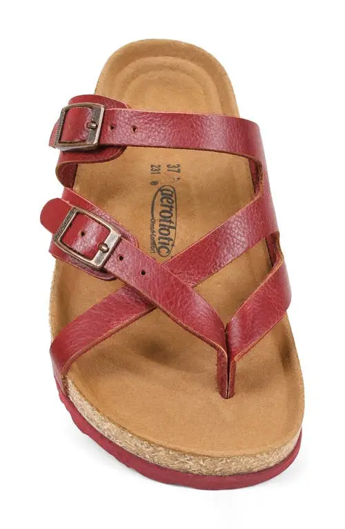 AEROTHOTIC Celestis Slide Sandal - Wine Red