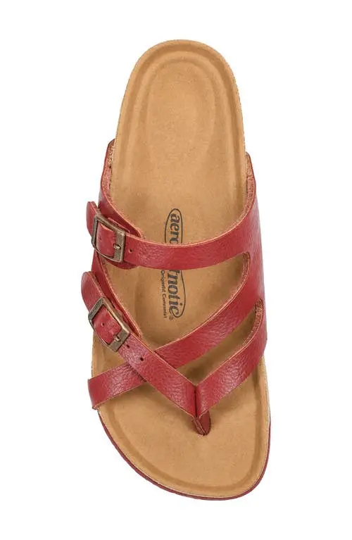 AEROTHOTIC Celestis Slide Sandal - Wine Red