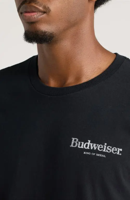 Junk Food Budweiser® Bottle Cotton Graphic T-shirt