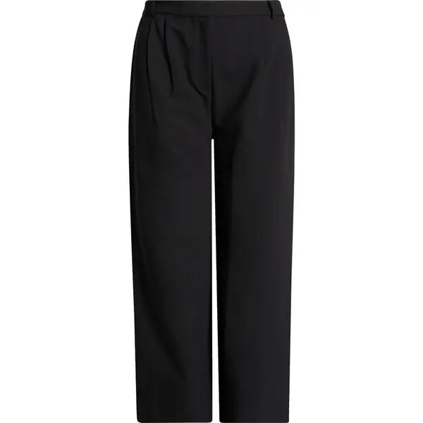 OPEN EDIT Icon Wide Leg Pleated Trousers