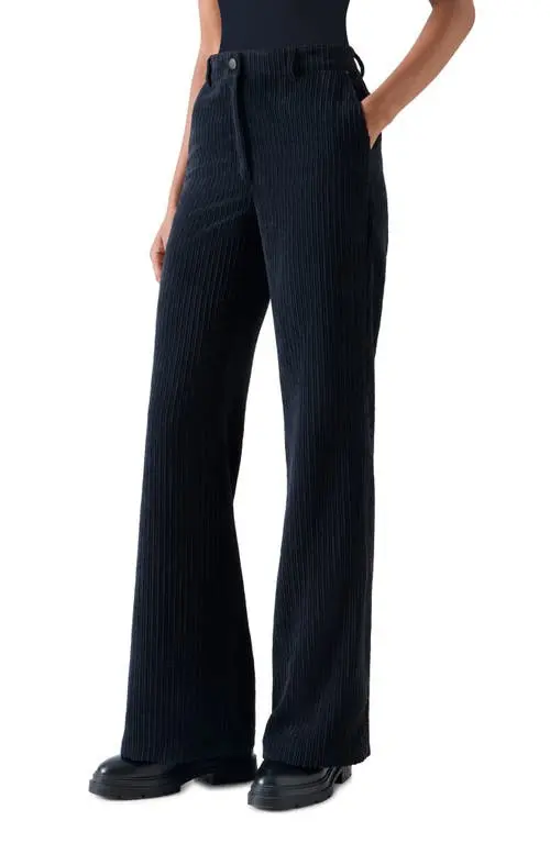 Akris Celia Techno Corduroy Bootcut Pants