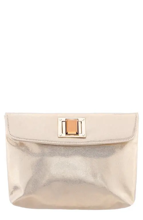 Nina Grayson Crystal Turnlock Clutch