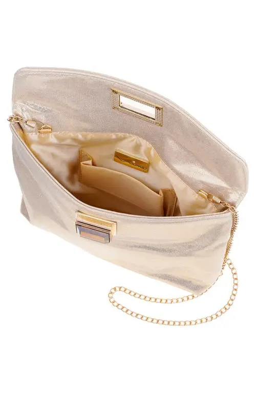 Nina Grayson Crystal Turnlock Clutch
