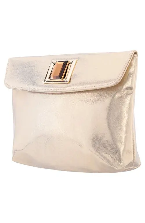 Nina Grayson Crystal Turnlock Clutch