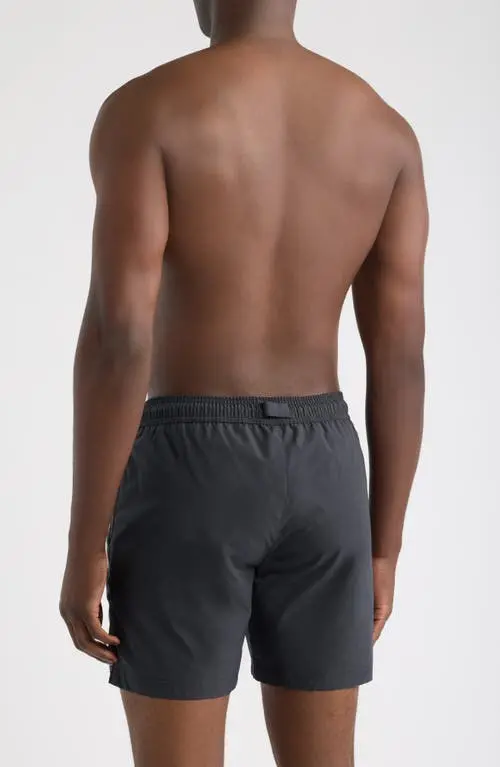 BOSS Flux Swim Trunks With Quick-dry Finish - Black