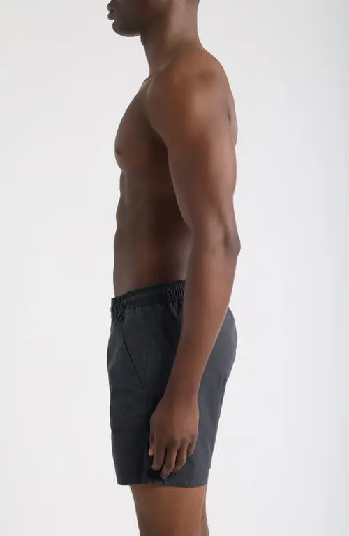BOSS Flux Swim Trunks With Quick-dry Finish - Black
