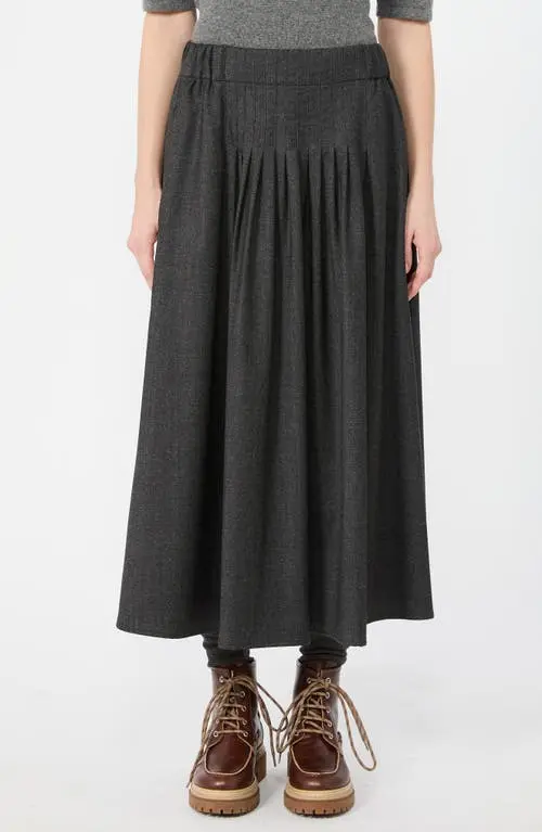Max Mara Stretch Wool Midi Skirt
