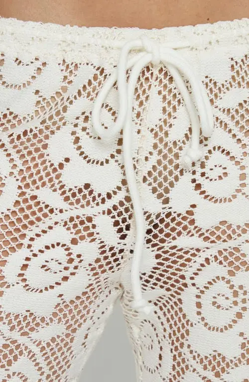 Princess Polly Rosadonna Lace Flared Pants
