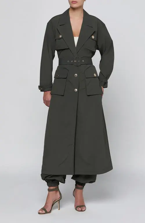 L'Agence Axel Windbreaker Trench Coat
