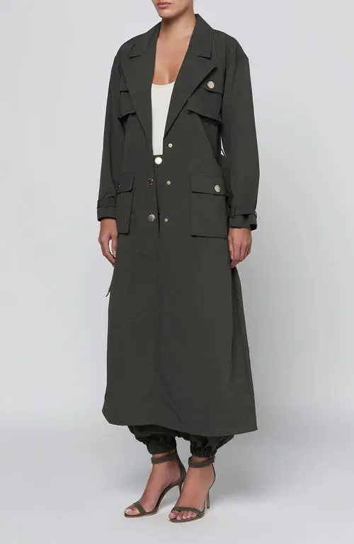 L'Agence Axel Windbreaker Trench Coat