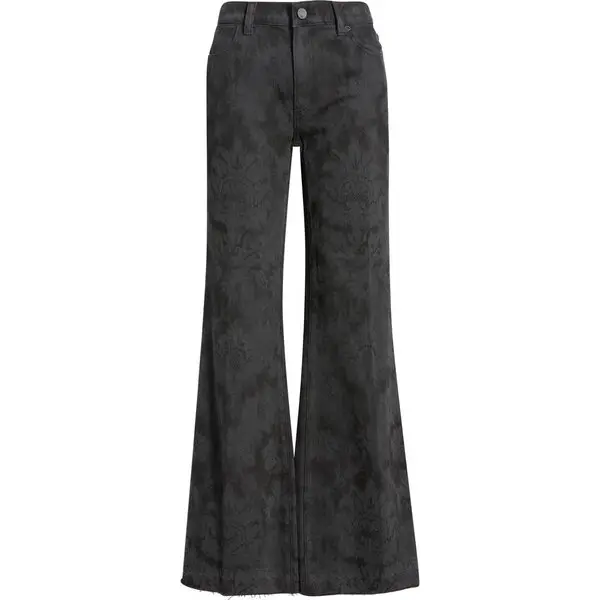 Kobi Halperin Zane Damask High Waist Bootcut Jeans