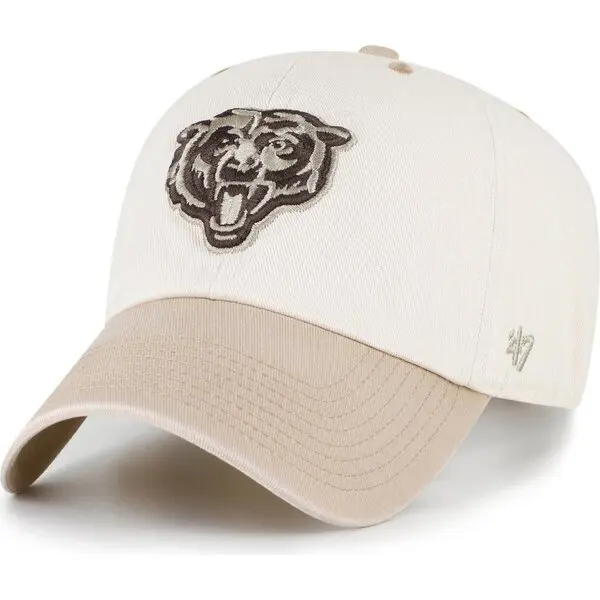 '47 Tan Chicago Bears Neutral Terrain Clean Up Adjustable Hat