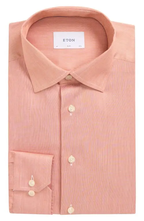 Eton Slim Fit End-on-end Cotton Shirt