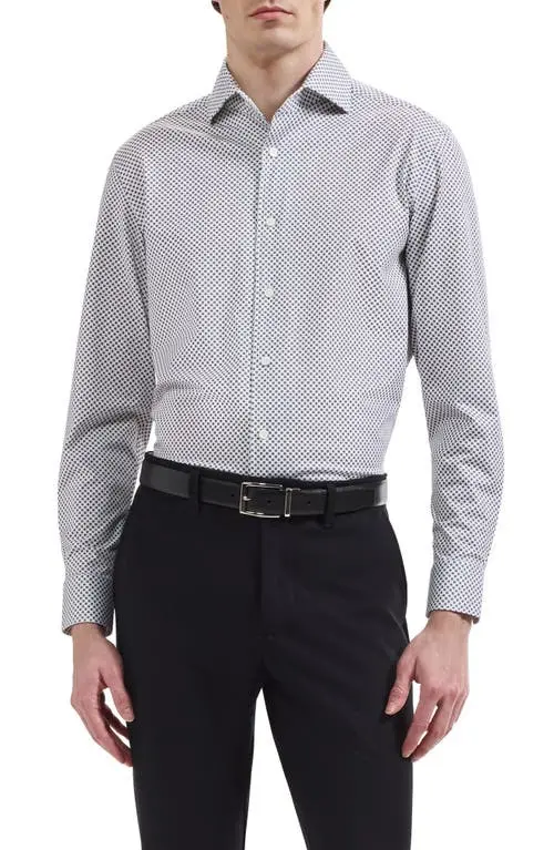 Bugatchi Devon Ooohcotton Stretch Button Up Shirt