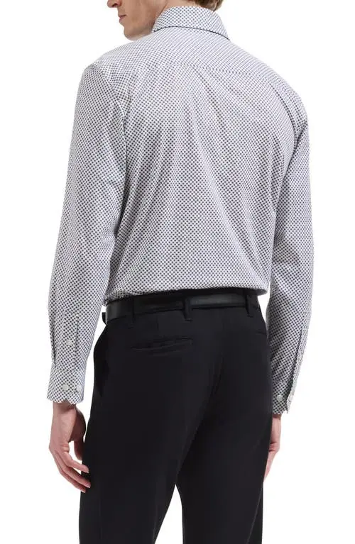 Bugatchi Devon Ooohcotton Stretch Button Up Shirt