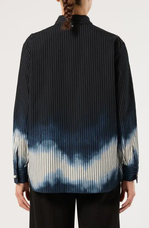 Marina Rinaldi Long Sleeve Graphic Print Shirt