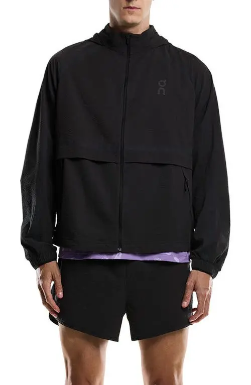 On Performance Volt Jacket With Textured Shell And Zip Pockets - Espresso