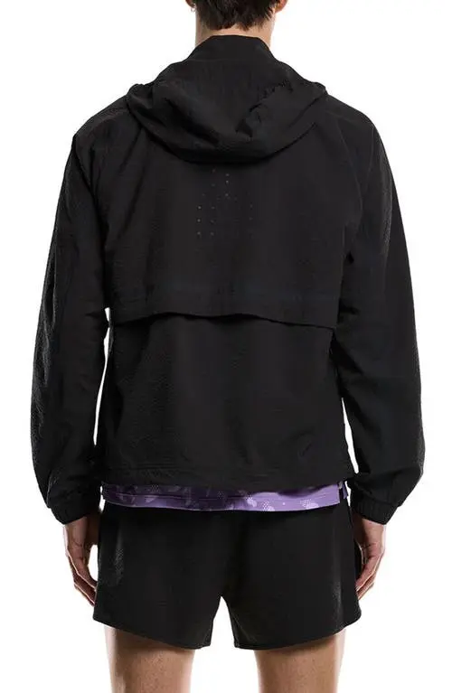 On Performance Volt Jacket With Textured Shell And Zip Pockets - Espresso