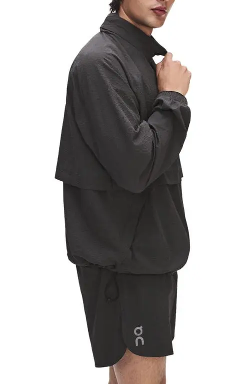 On Performance Volt Jacket With Textured Shell And Zip Pockets - Espresso