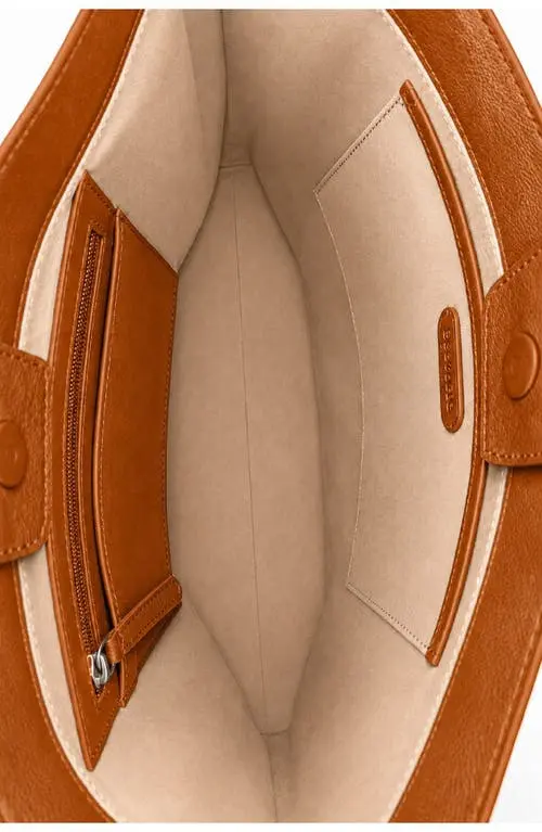 Écotorie Brigitte Leather Crossbody Bag - Cognac
