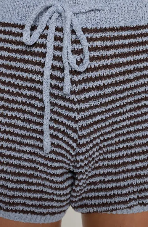 Princess Polly Serenique Knit Striped Shorts