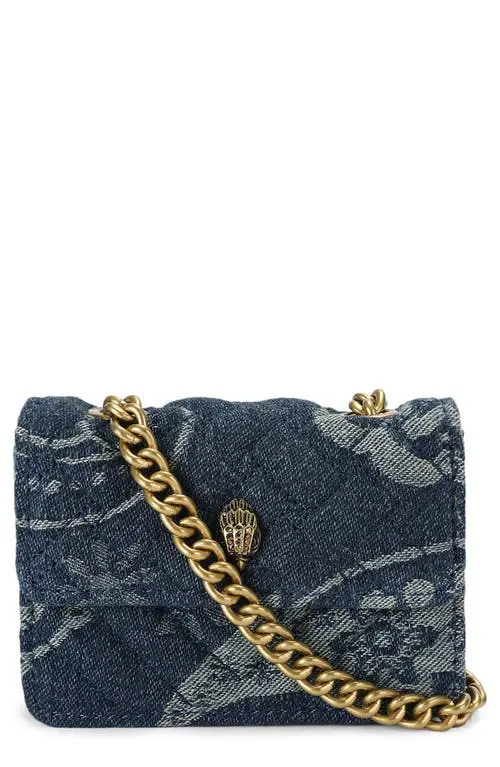 Kurt Geiger Micro Kensington Crossbody Bag - Light/pastel Blue