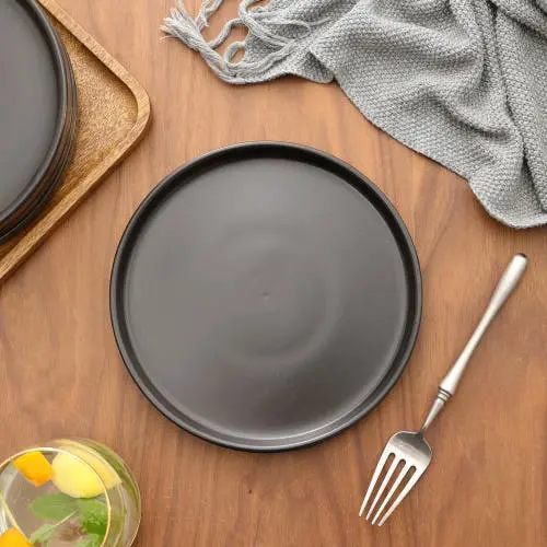 STONE + LAIN Celina Stoneware 4-piece Salad Plate Set