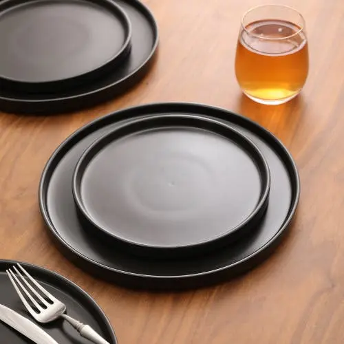 STONE + LAIN Celina Stoneware 4-piece Salad Plate Set