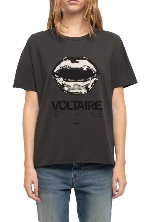 Zadig&Voltaire Tommer Hc Tour Lips Graphic Tee