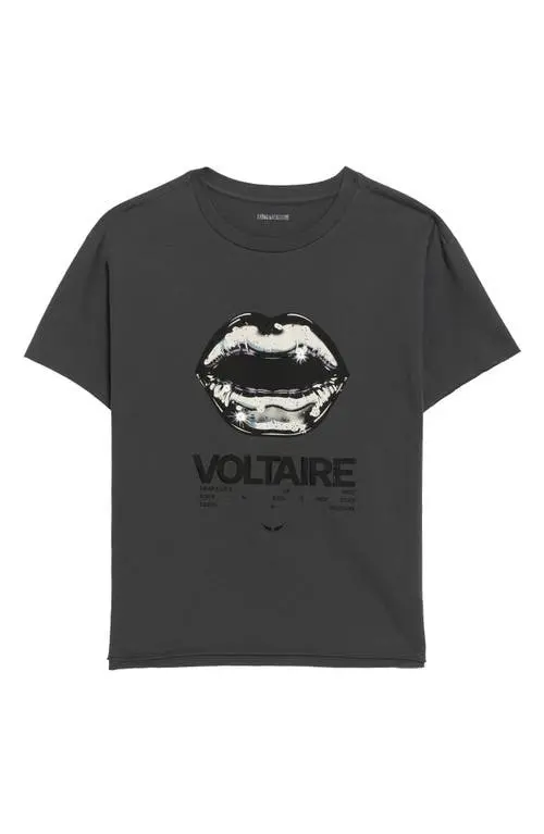 Zadig&Voltaire Tommer Hc Tour Lips Graphic Tee