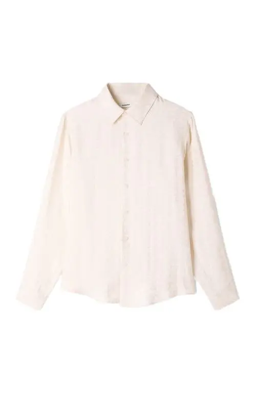 Sandro Square Cross Loose-fit Shirt