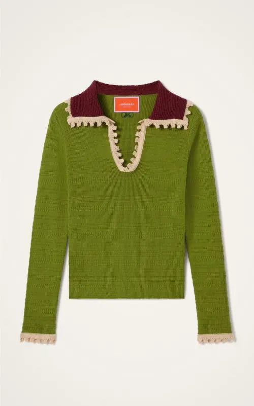 La DoubleJ Picket Polo Jumper