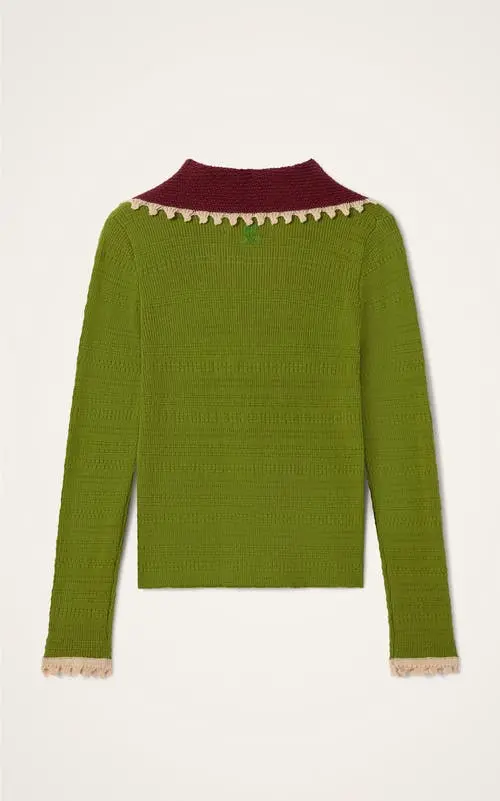 La DoubleJ Picket Polo Jumper